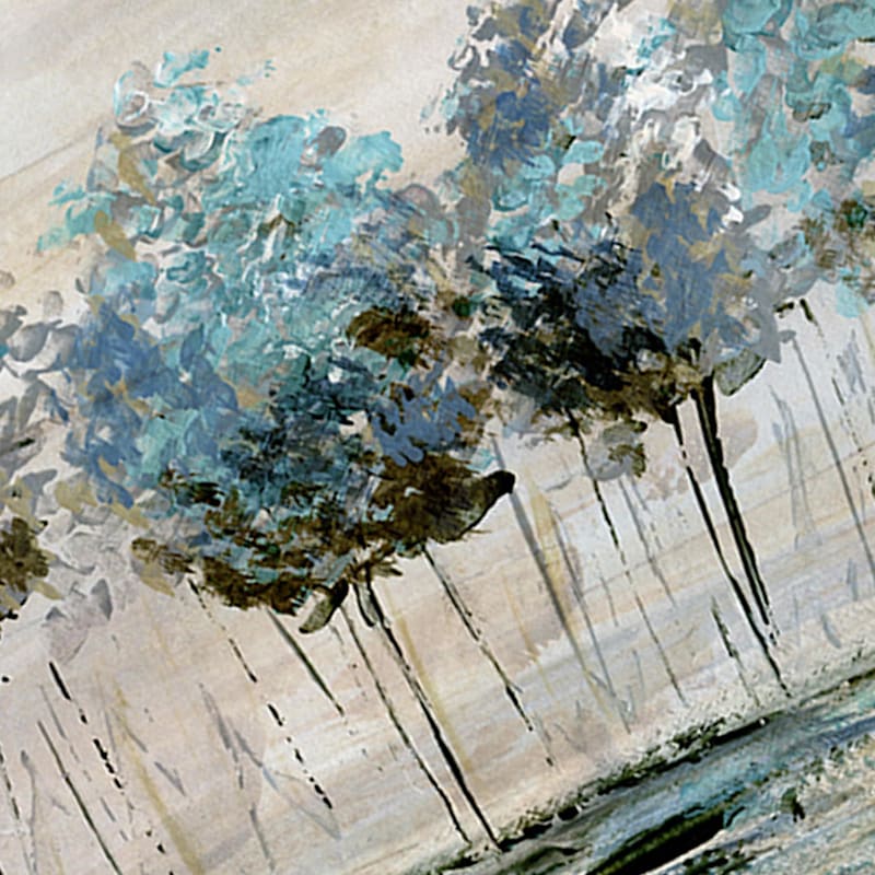 Four Trees Canvas Wall Art, 35" | At Home