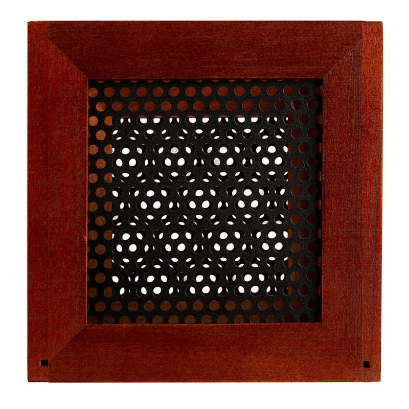 Wood & Metal Rectangle Storage Basket, Small