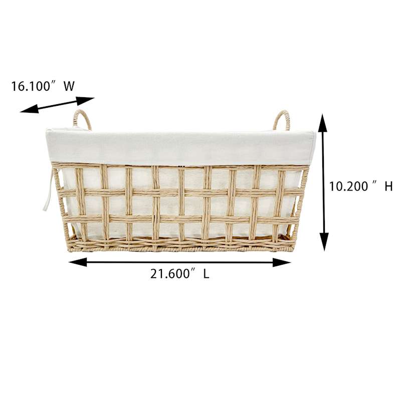 Paper Rope Laundry Basket