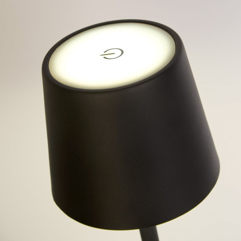 Black Indoor & Outdoor USB Portable Rechargeable Lamp