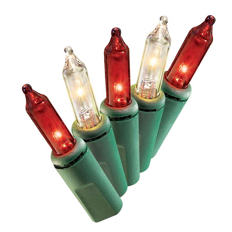 300-Count Red & White Mini String Light Reel