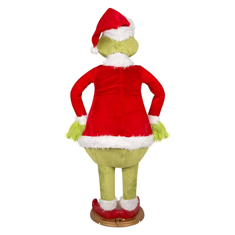 Life-Size Animated Grinch 5'9" | Festive Holiday Decor | At Home