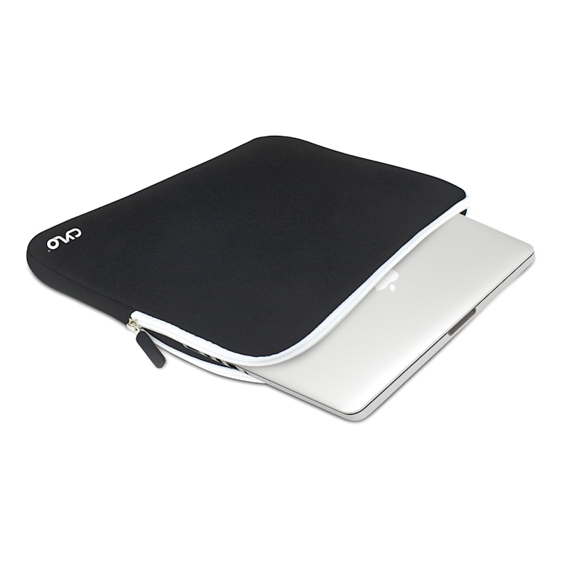 16 Neoprene Laptop Sleeve Black/White