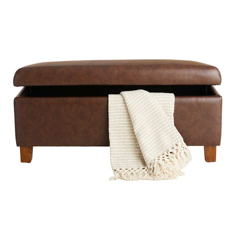 Mason Storage Bench - Brown