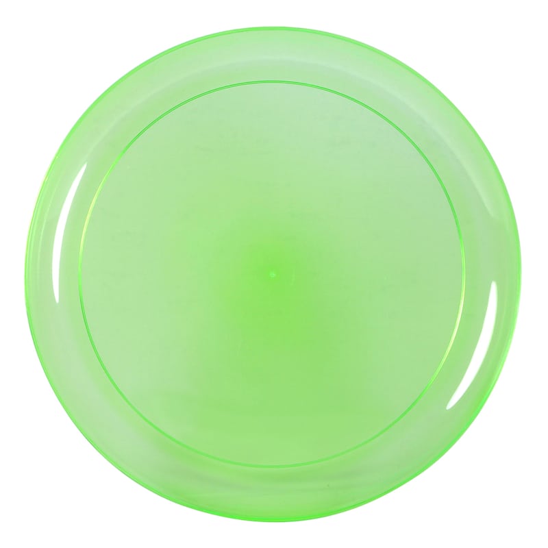 20-Pack Neon Mix Plastic Plates