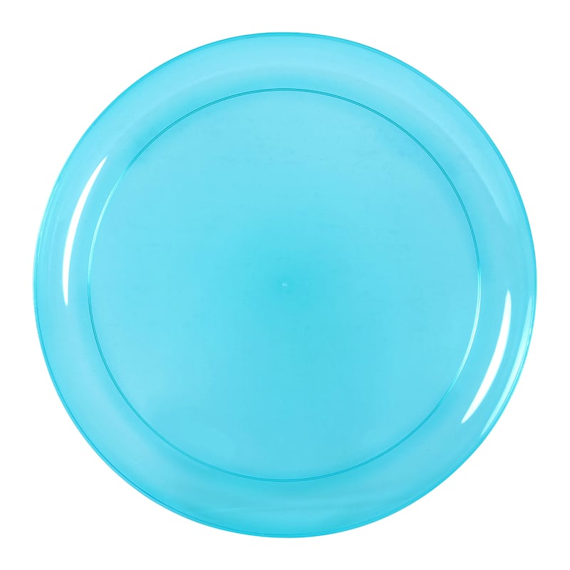 20-Pack Neon Mix Plastic Plates