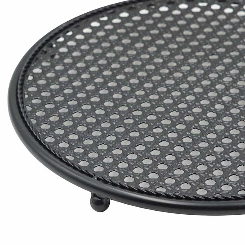 Black Metal Plant Riser, 12"