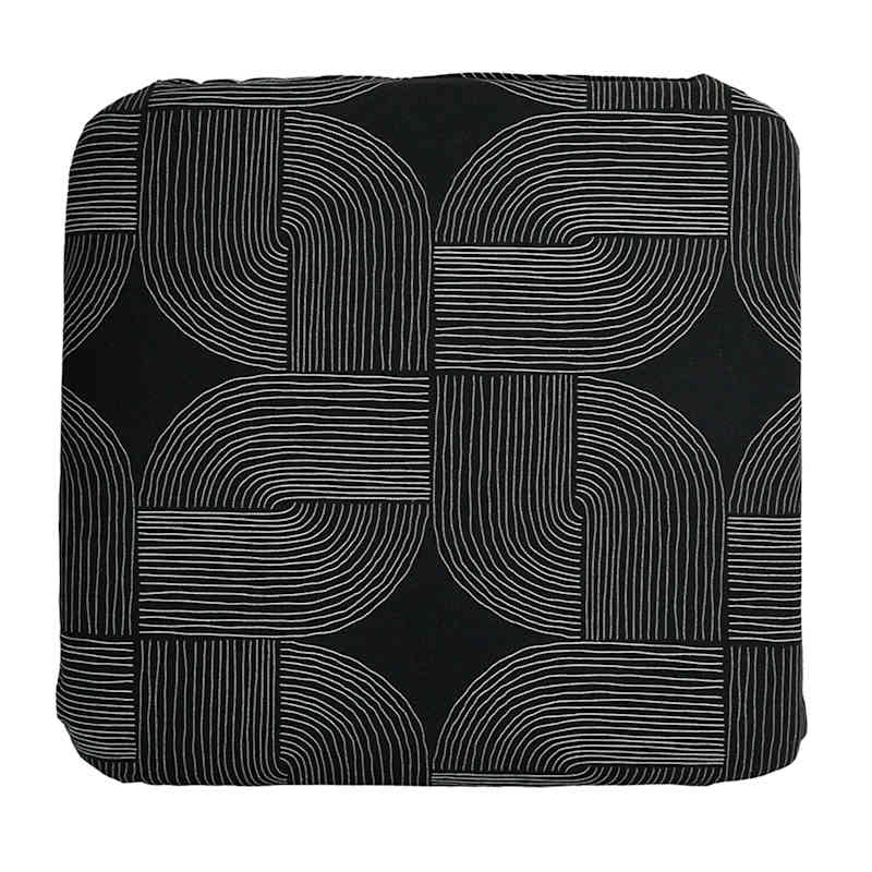Black Geo OPP Seat Pad