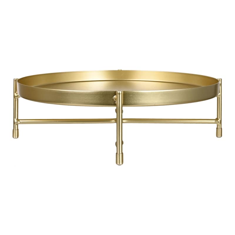 Gold Metal Plant Riser, 9"