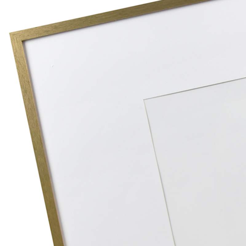 25" Gold Matted to 11x14 Wall Frame
