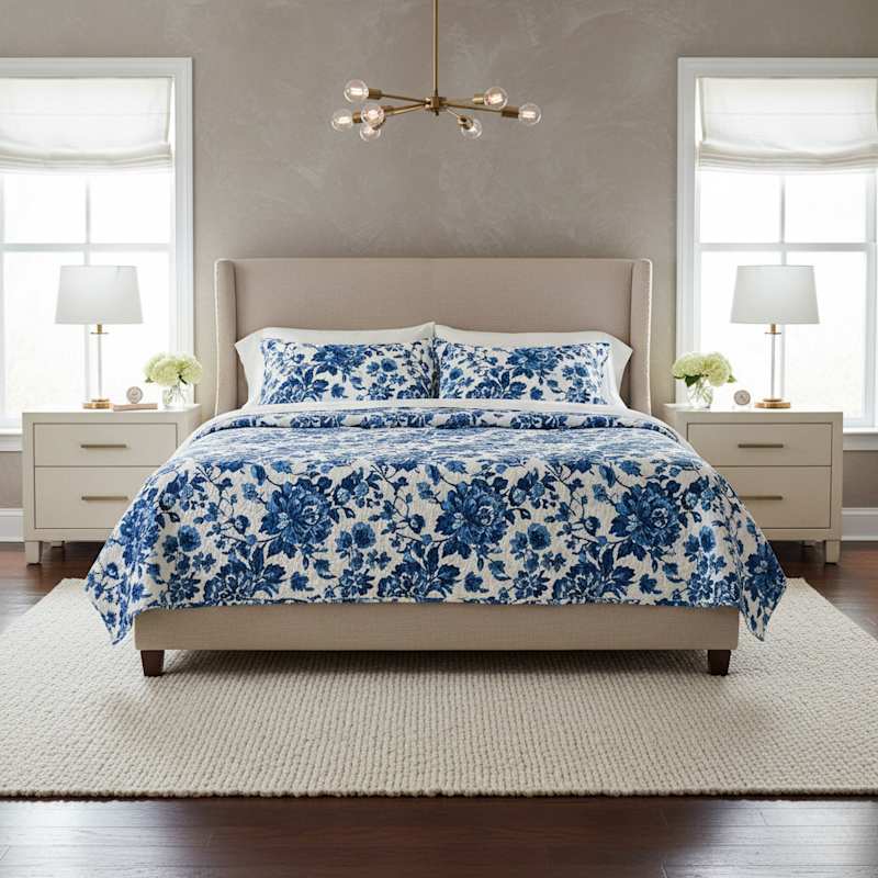 Ivory Chunky Knit Patterned Area Rug 8x10 | At Home